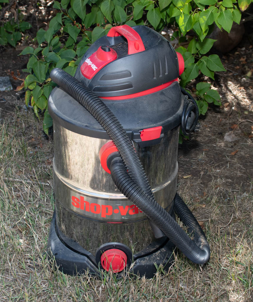 12 Gallon Stainless Steel Shop Vac On Wheeled Base #42832 ...