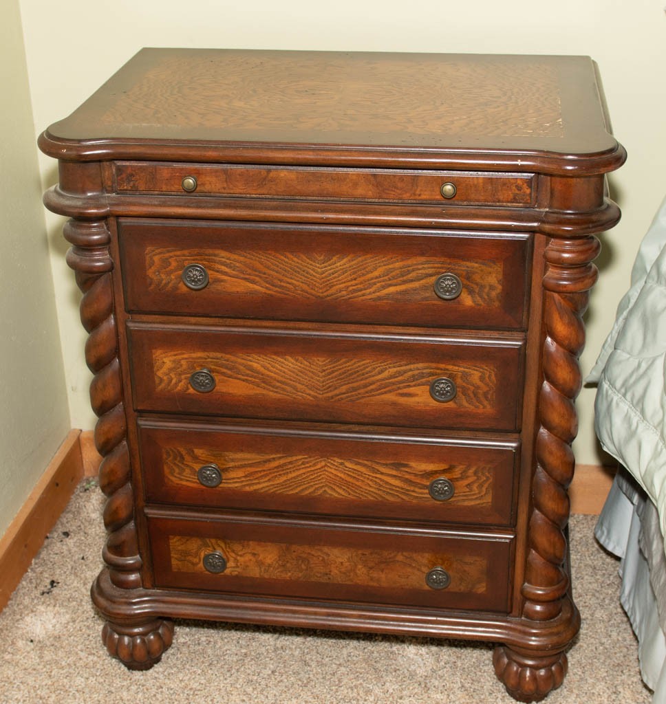 Rococo Style DecorativeBarley Twist Step Back 4 Drawer Dresser #55885 ...