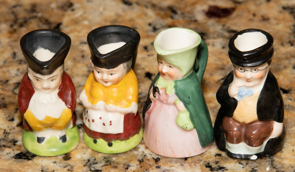 1950s Miniature State Fair Toby Jugs 1.25" #42929 | Auctionninja.com