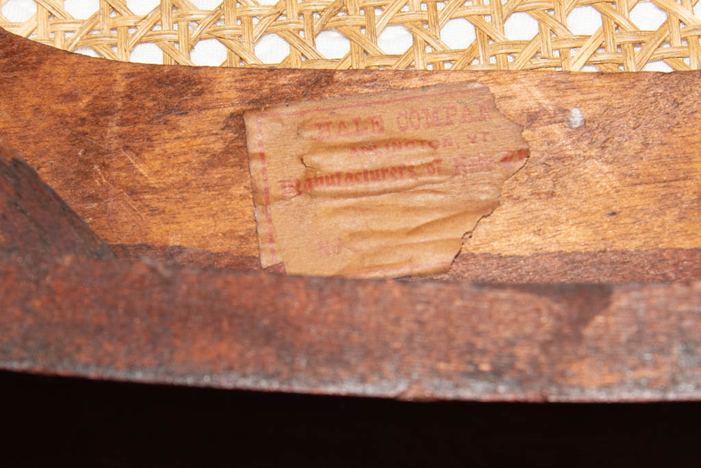 Hale Co. Mahogany Cane Seat Chair #43046 | Auctionninja.com