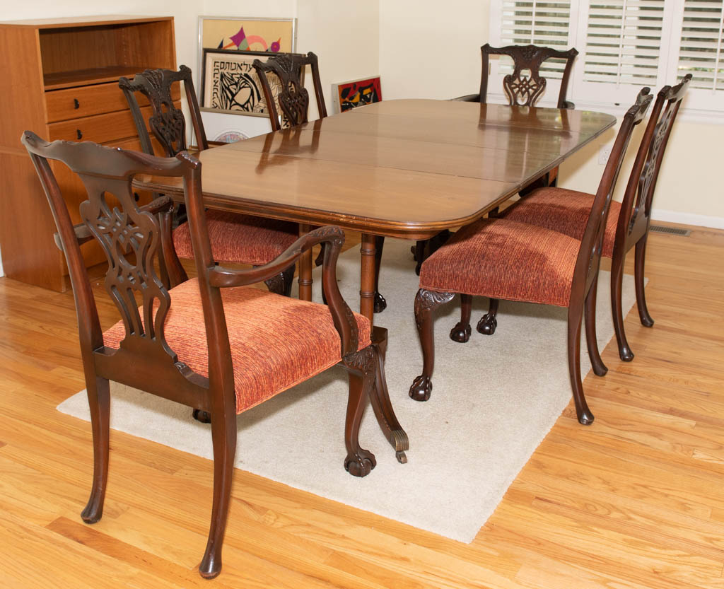 Kittinger Buffalo Chippendale Style Dining Table ( Alternate Pick Up In ...
