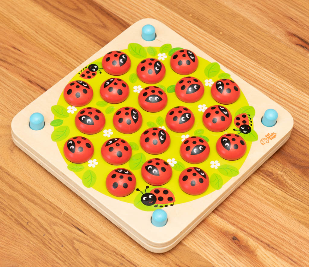 Fat Brain Toys Wooden Ladybug Kids Toy #43242 | Auctionninja.com