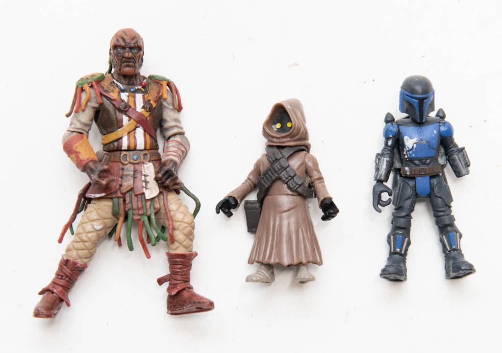 Hasbro Star Wars AK REV, Jawa Scrapper And Mission Fleet Mandalorian ...