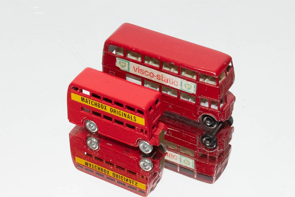1960s Matchbox Routemaster Bus No.5 And 1988 Matchbox Originals Double ...