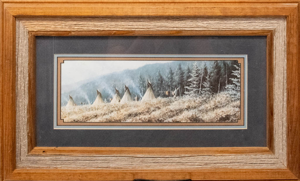 Randy Wilkerson Sun Kissed Valley Indian Print #21812 | Auctionninja.com