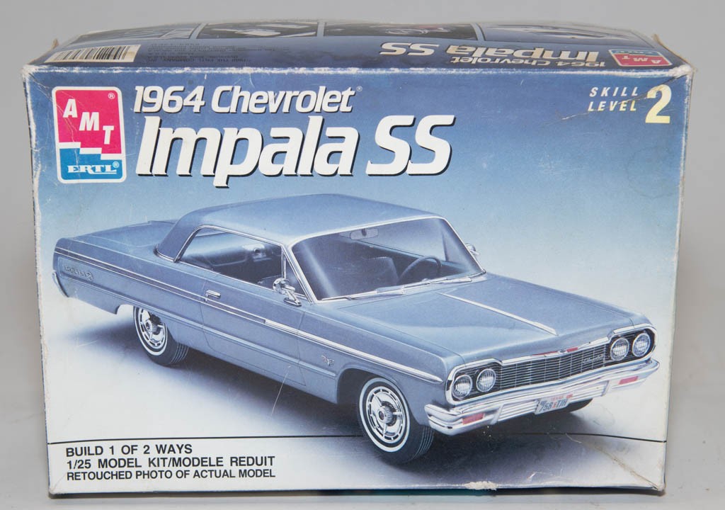 Amt/ertl 1964 Chevrolet Impala SS Model Kit 1/25 Scale #58692 ...