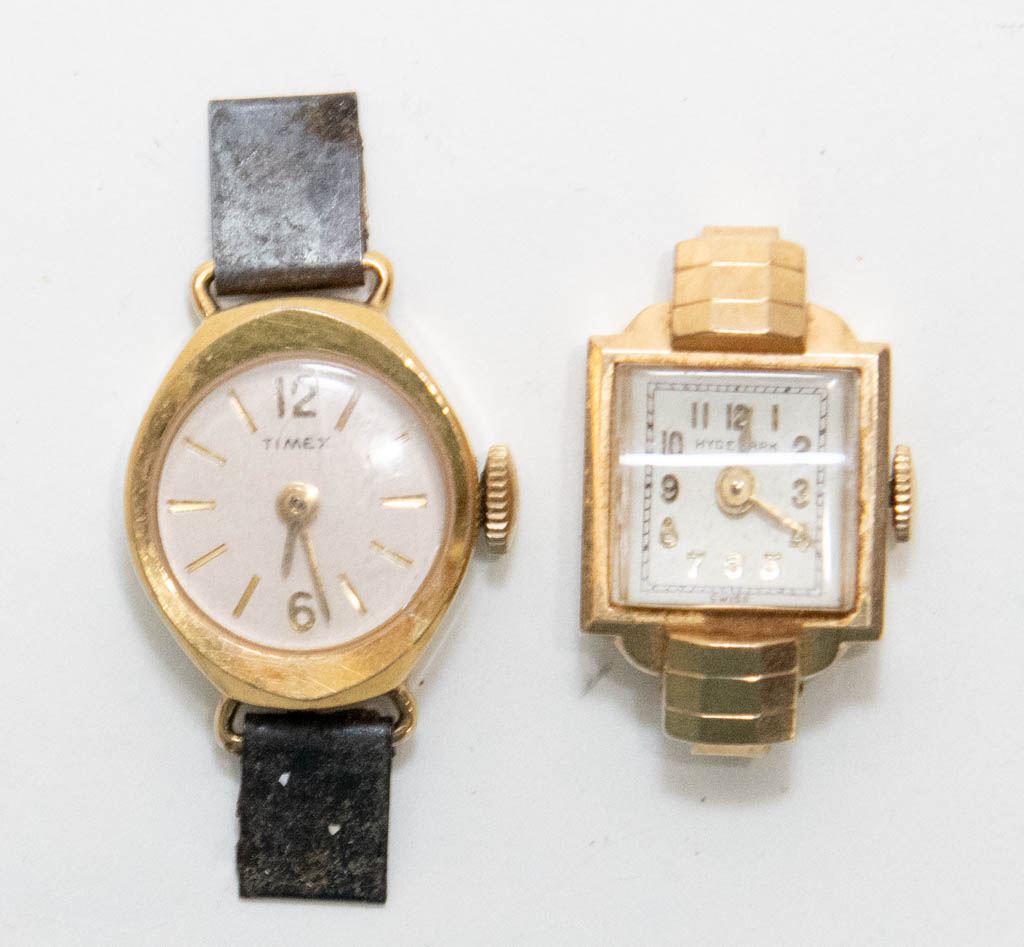 Ladies Art Deco Hyde Park And Timex Watch Faces #32141 | Auctionninja.com