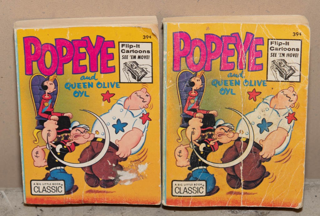1973 POPEYE AND QUEEN OLIVE OYL VINTAGE BIG LITTLE BOOK Whitman ...