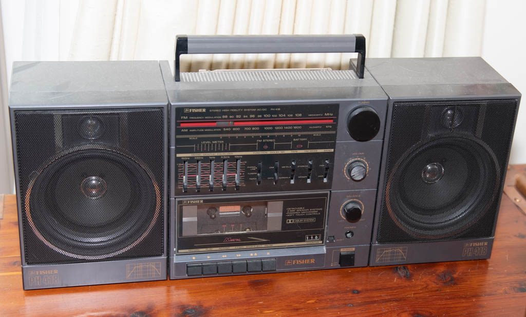 Vintage Fisher PH 418 Boombox Stero Music Blaster #51673 | Auctionninja.com