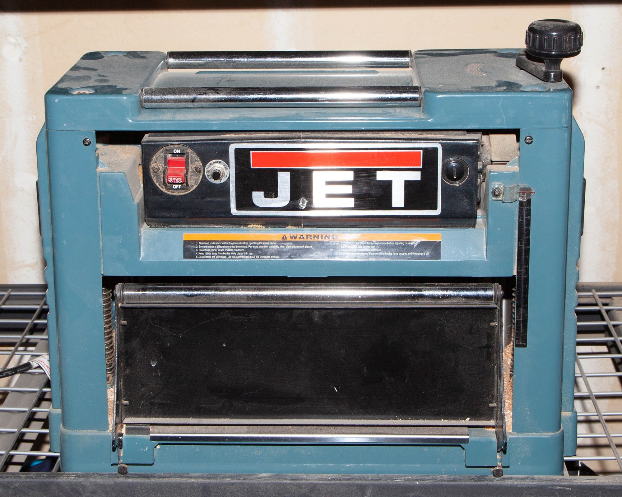 JET 12 Inch Wood Planer Model No. JWP-12-4P 2HP #60886 | Auctionninja.com