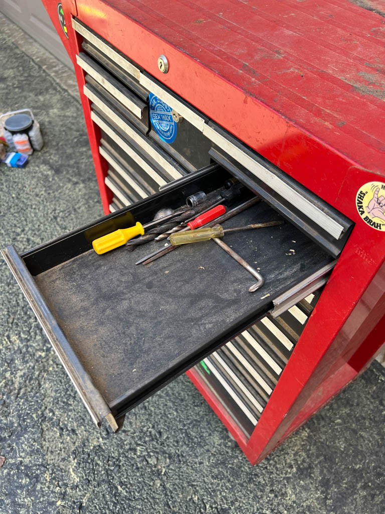 Sears Craftsman 12 Drawer Tool Chest With Loose Tools And Parts #55694 ...