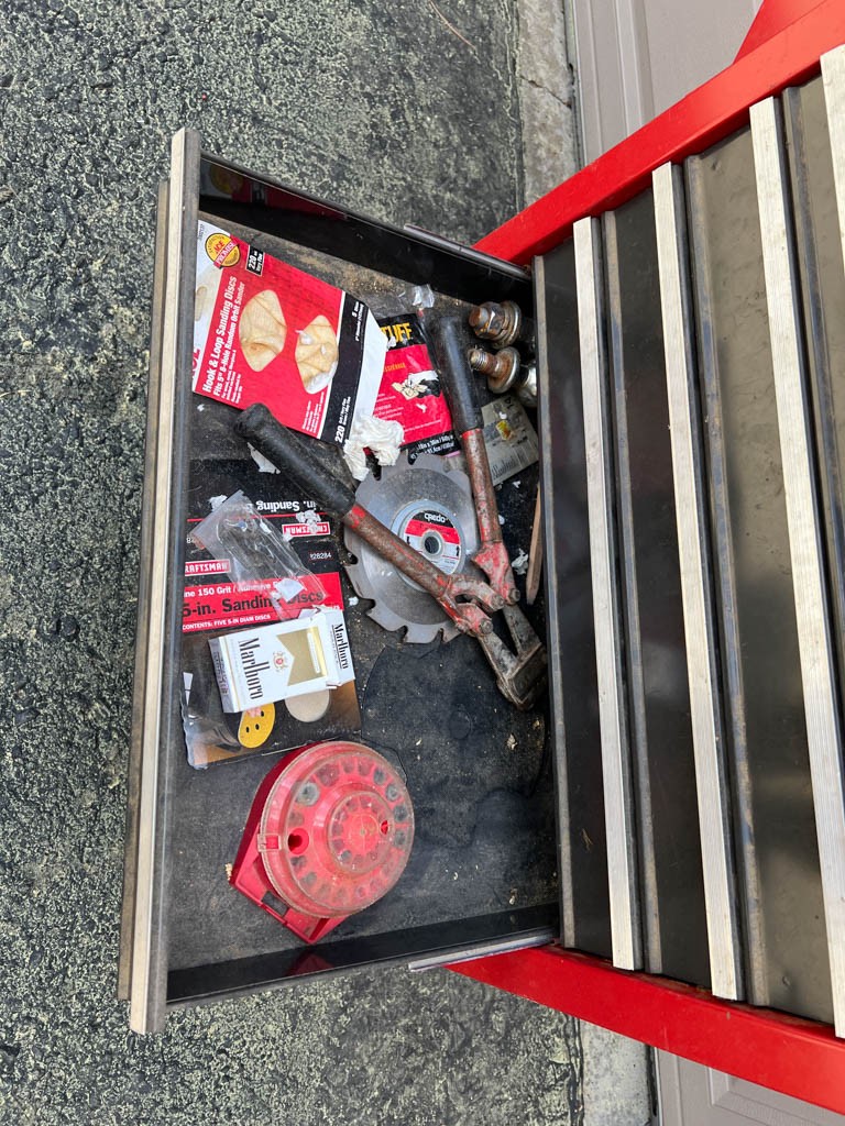 Sears Craftsman 12 Drawer Tool Chest With Loose Tools And Parts #55694 ...