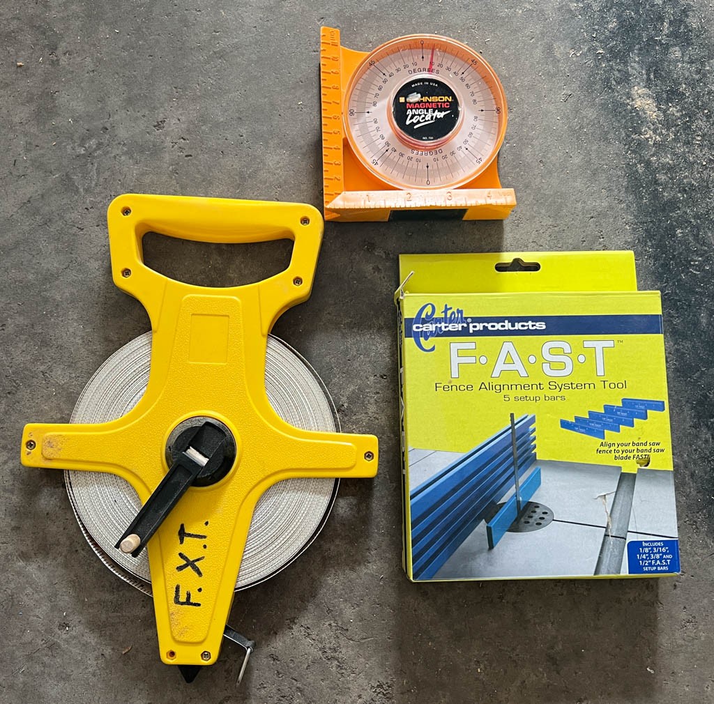 Open-reel Tape Measure, Angle Locator, Fence Alignment Tool: #65798 ...