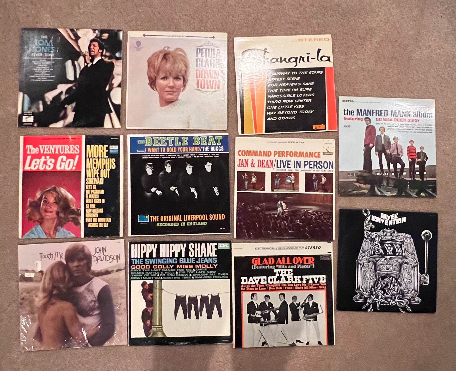 Vinyls Record Lot Includes The Buggs, The Ventures, John Davidson, The ...
