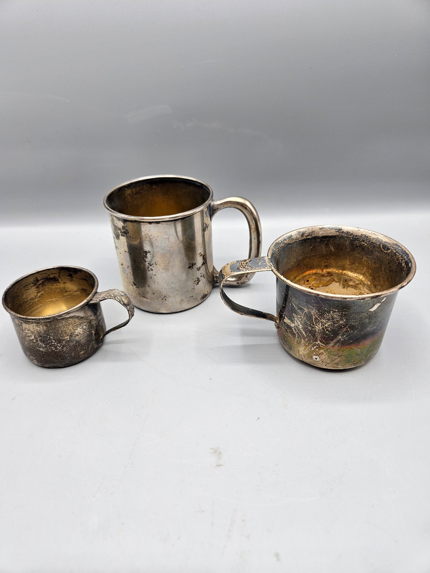 Three Sterling Silver Cups #1544 | Auctionninja.com