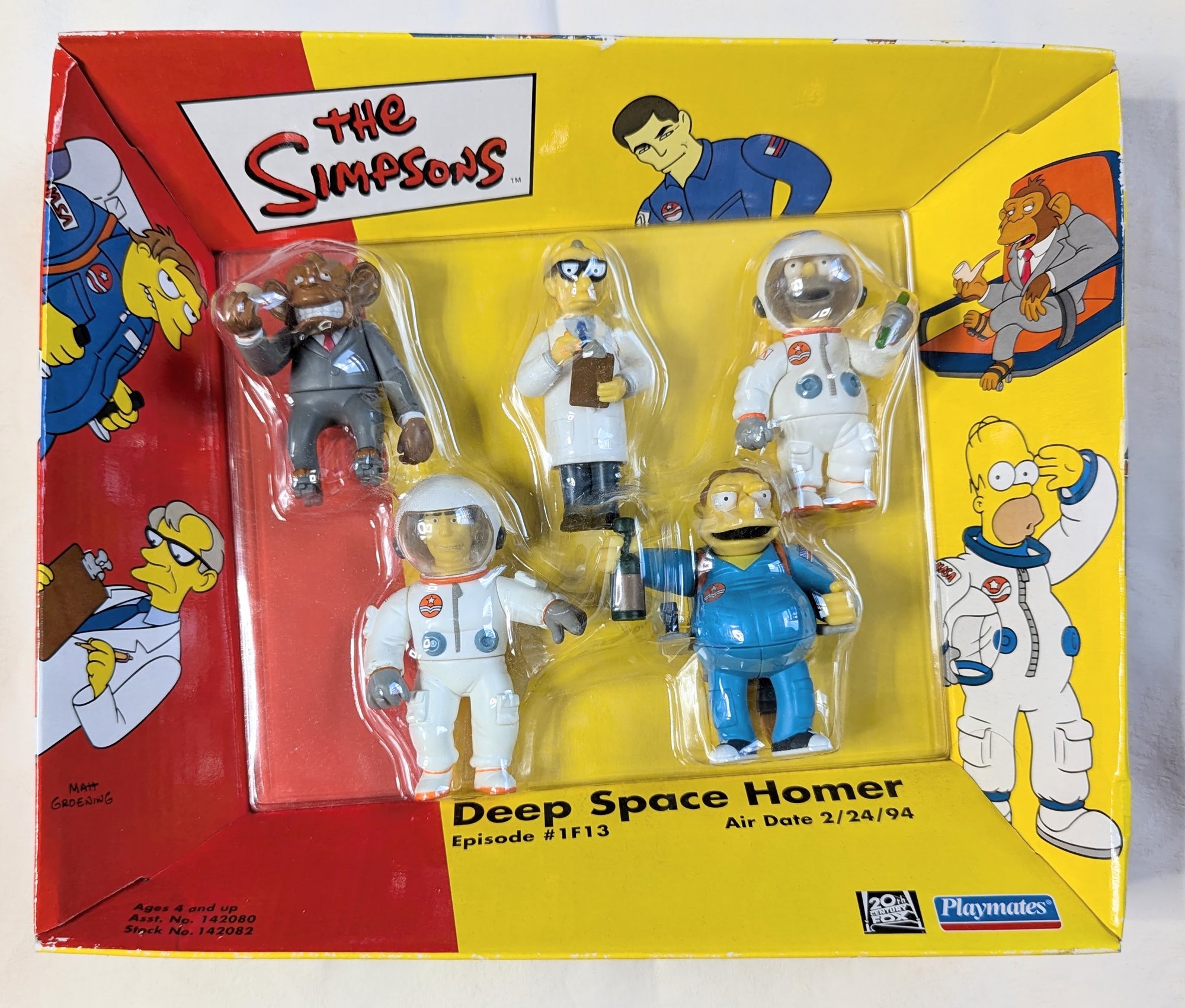 The Simpsons Deep Space Homer Set In Box. #1222 | Auctionninja.com