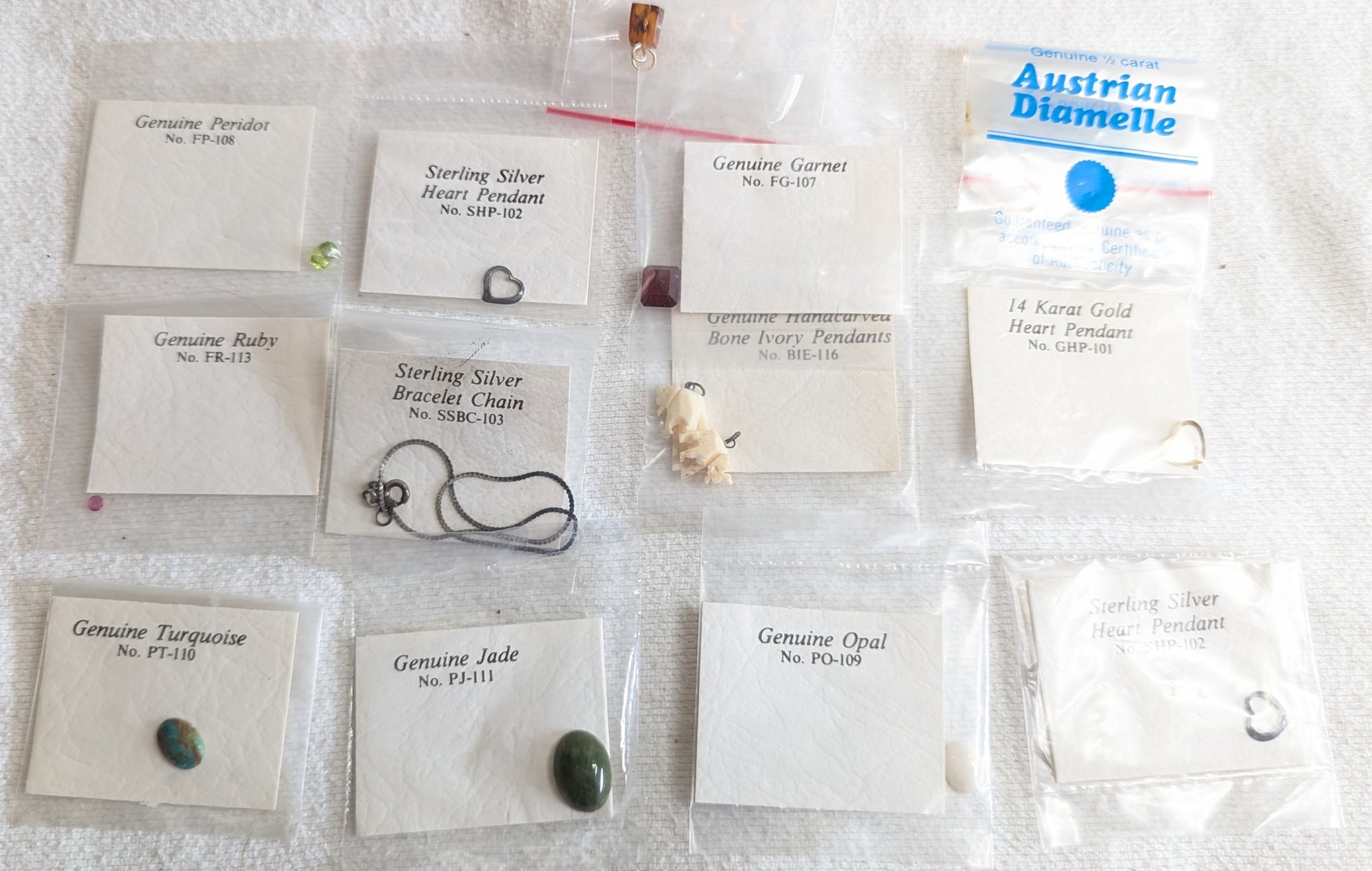 New Sterling Silver Items With Gems. #1460 | Auctionninja.com