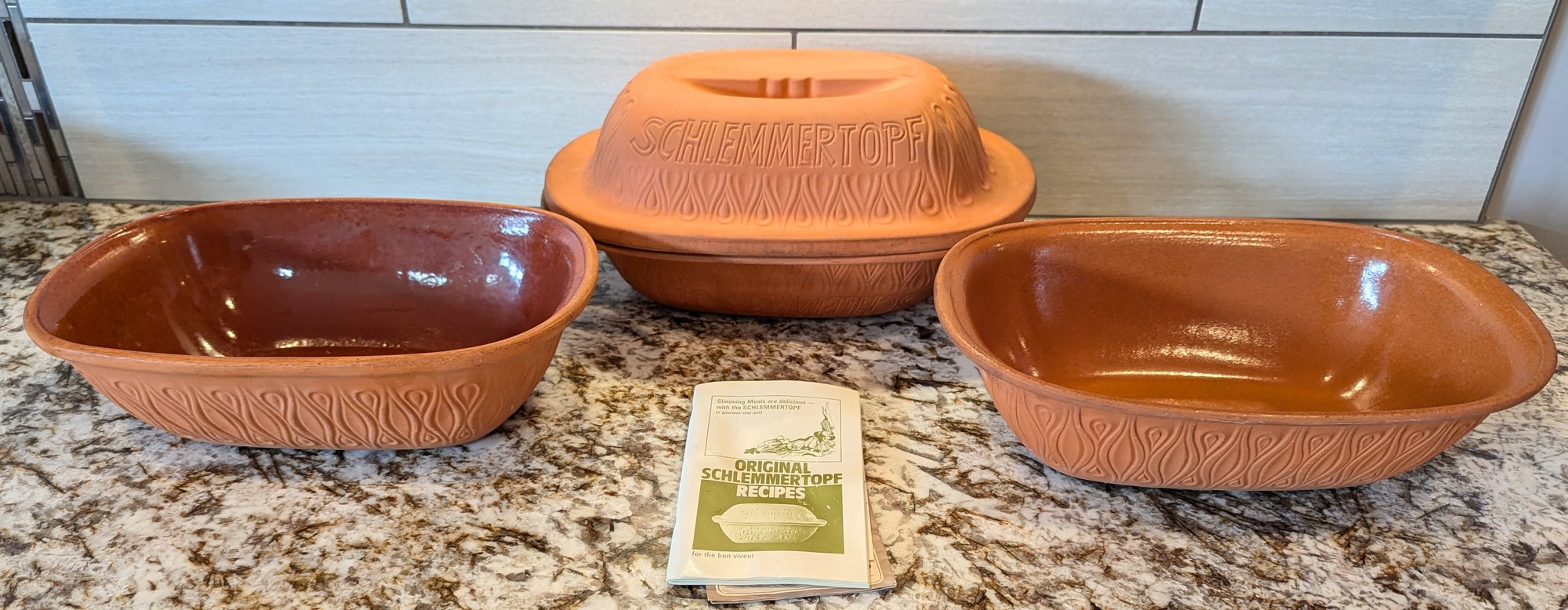 Schlemmertopf Clay Cooking Pots Made In Germany #2307 | Auctionninja.com
