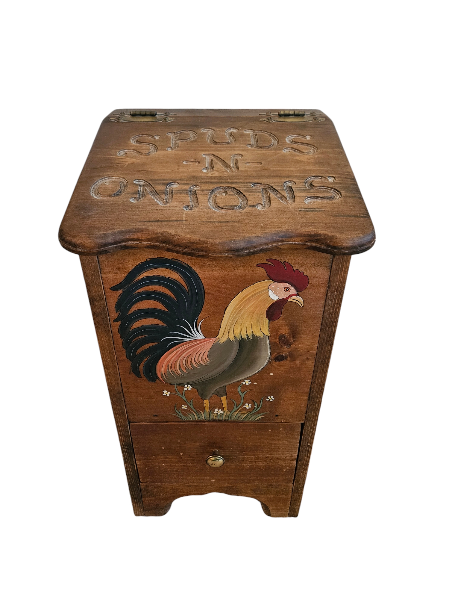 Spuds And Onions Rooster Box #1555 | Auctionninja.com