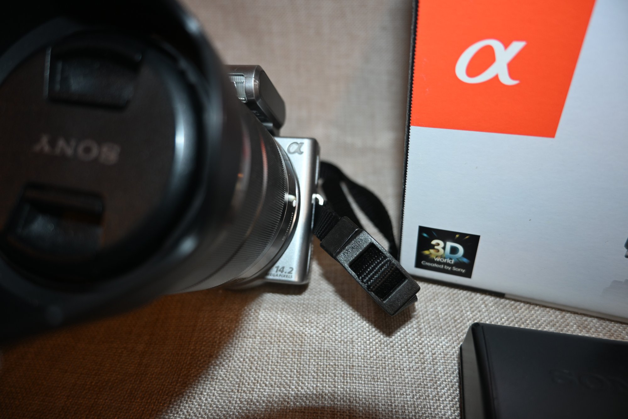 82) Sony Nex-5 Digital Camera, SD Card Battery Charger And Manual ...