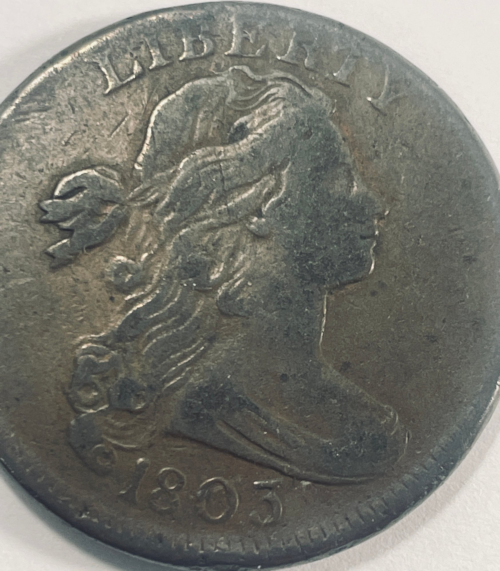 1803 DRAPED BUST LARGE CENT COIN #10920 | Auctionninja.com