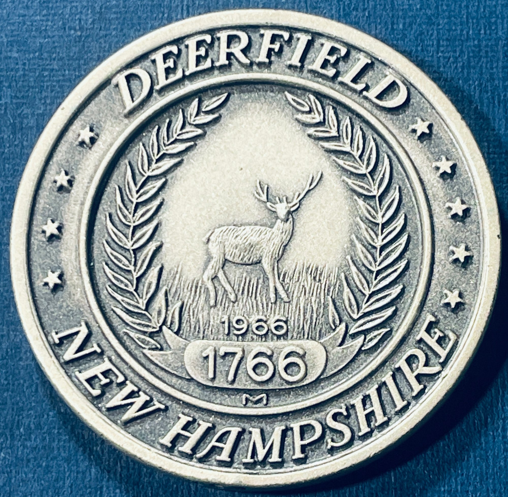 VINTAGE STERLING SILVER 1766 DEERFIELD NH -MAJOR JOHN SIMPSON -FIRST ...