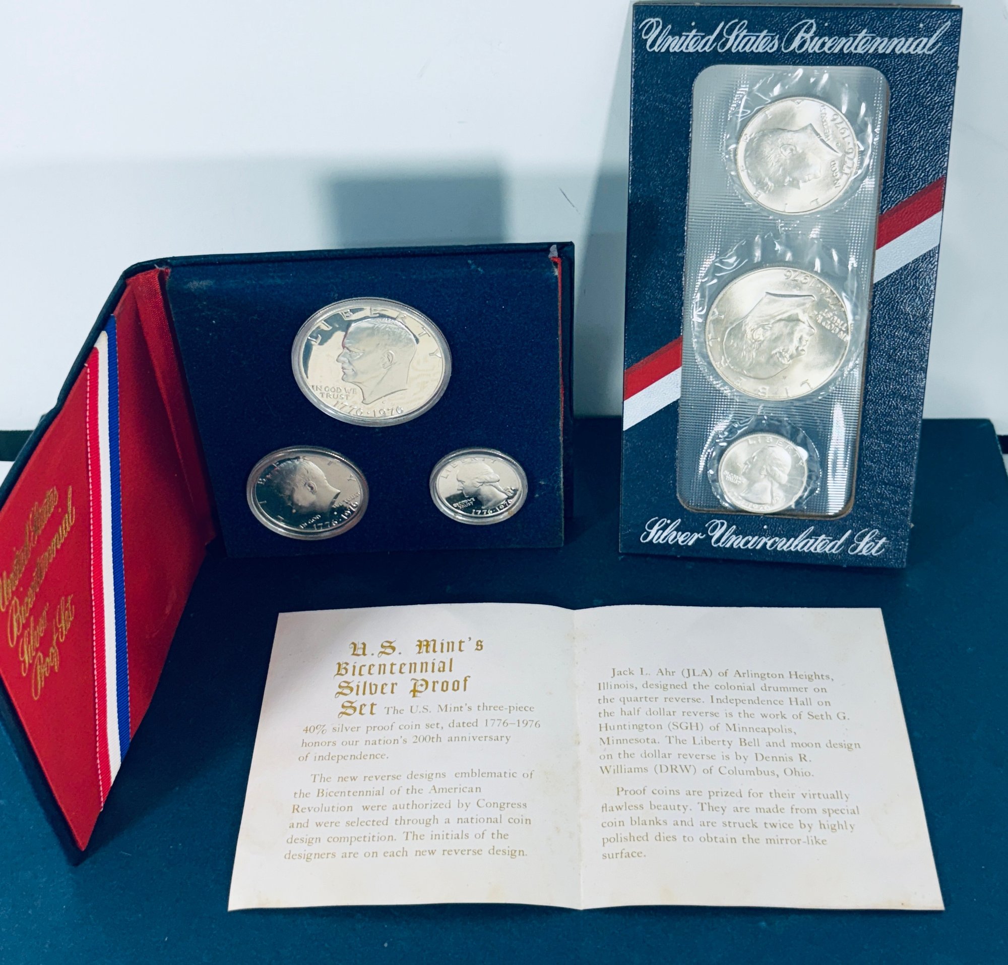 1776-1976 UNITED STATES BICENTENNIAL SILVER UNCIRCULATED SET (NO ...