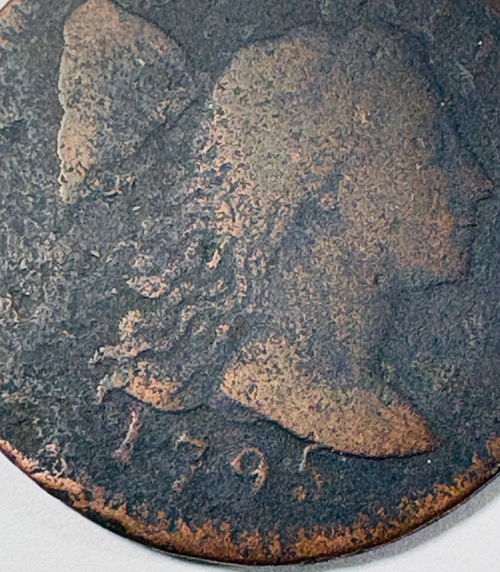 1795 LIBERTY CAP LARGE CENT COIN - FULL DATE! #12027 | Auctionninja.com