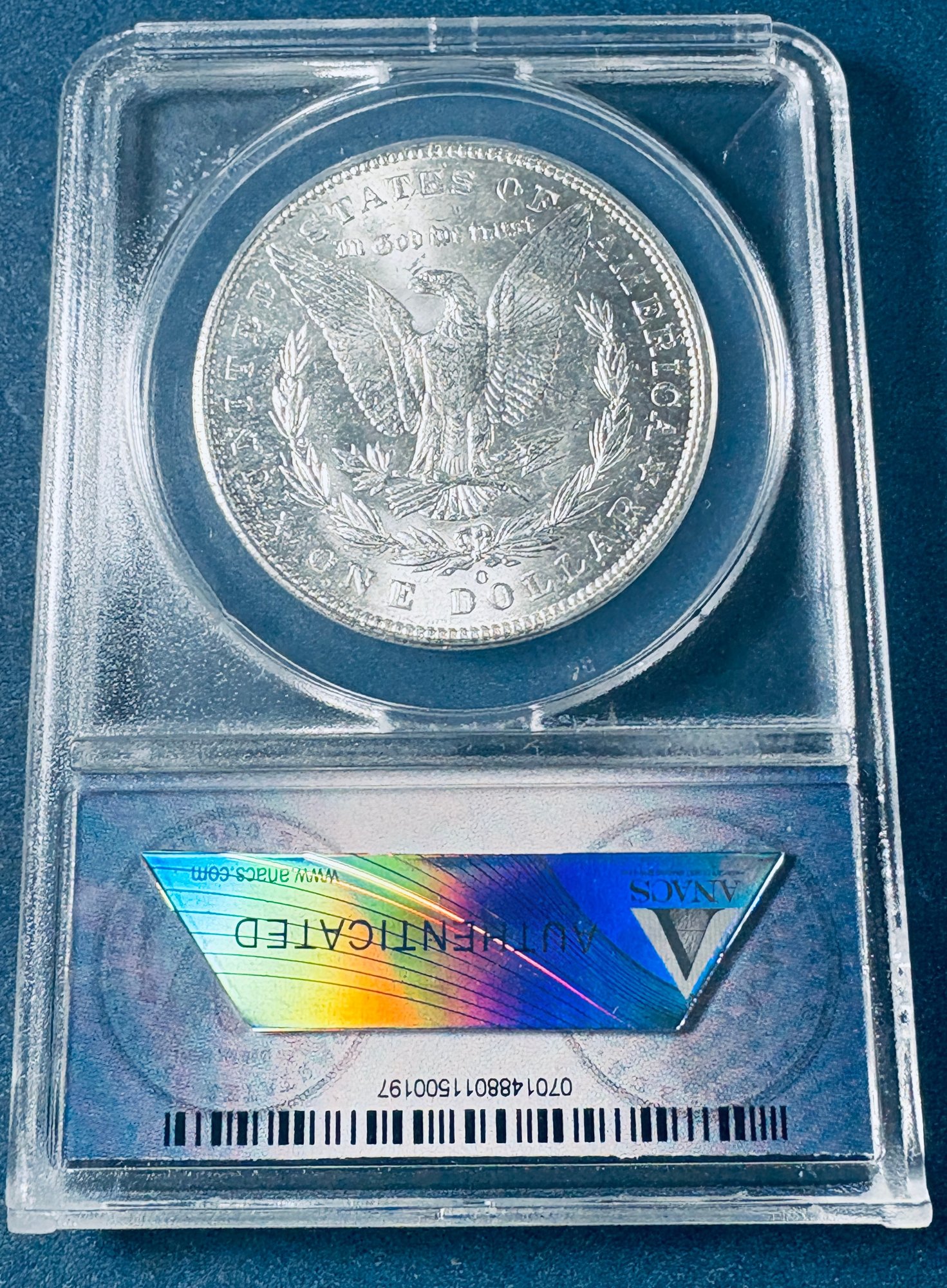 1904-O MORGAN SILVER DOLLAR COIN-BU/ BRILLIANT UNCIRCULATED-LEGENDS OF ...