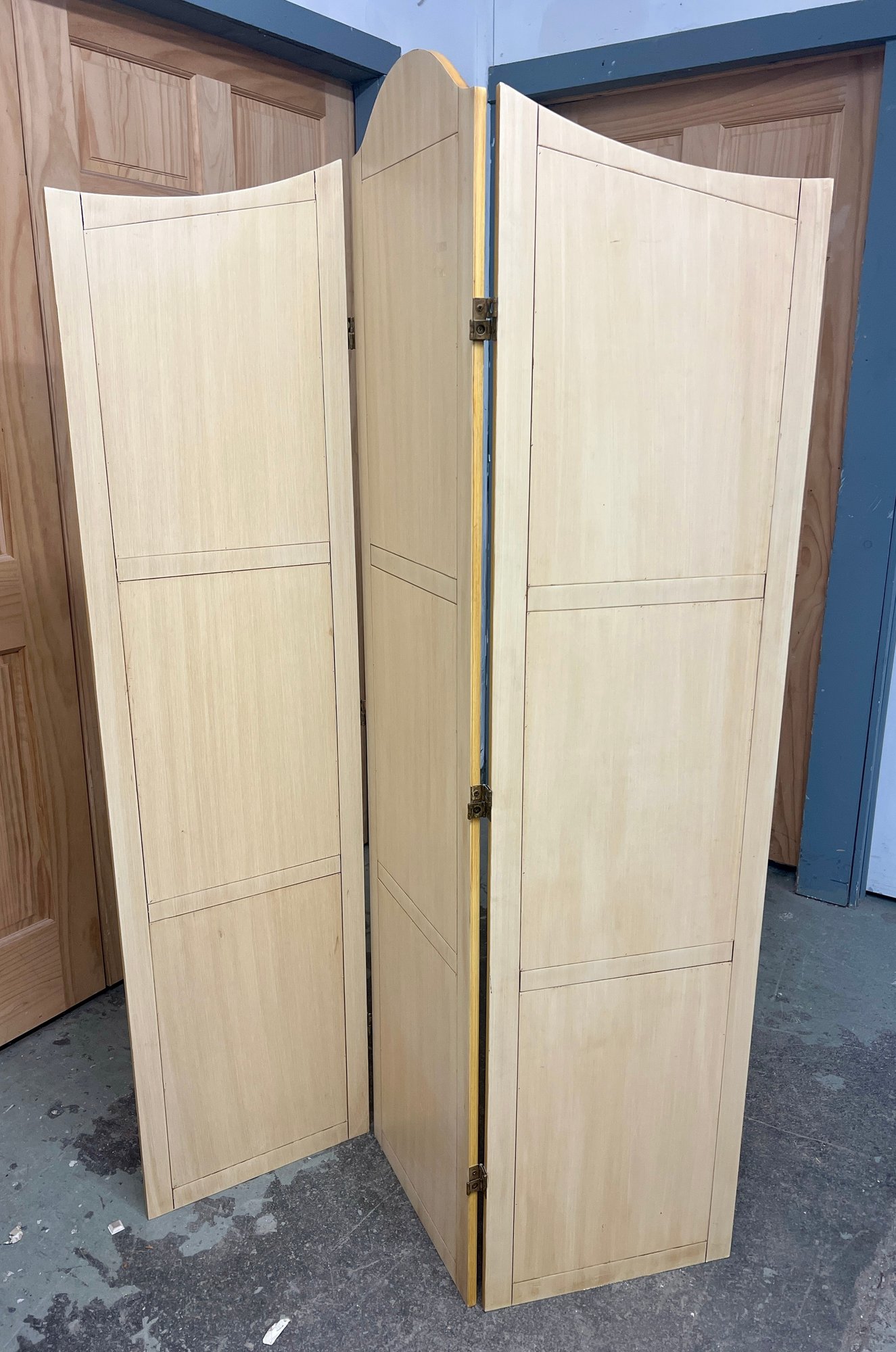 Three Panel Folding Screen With Bird And Branch Design #2362 ...
