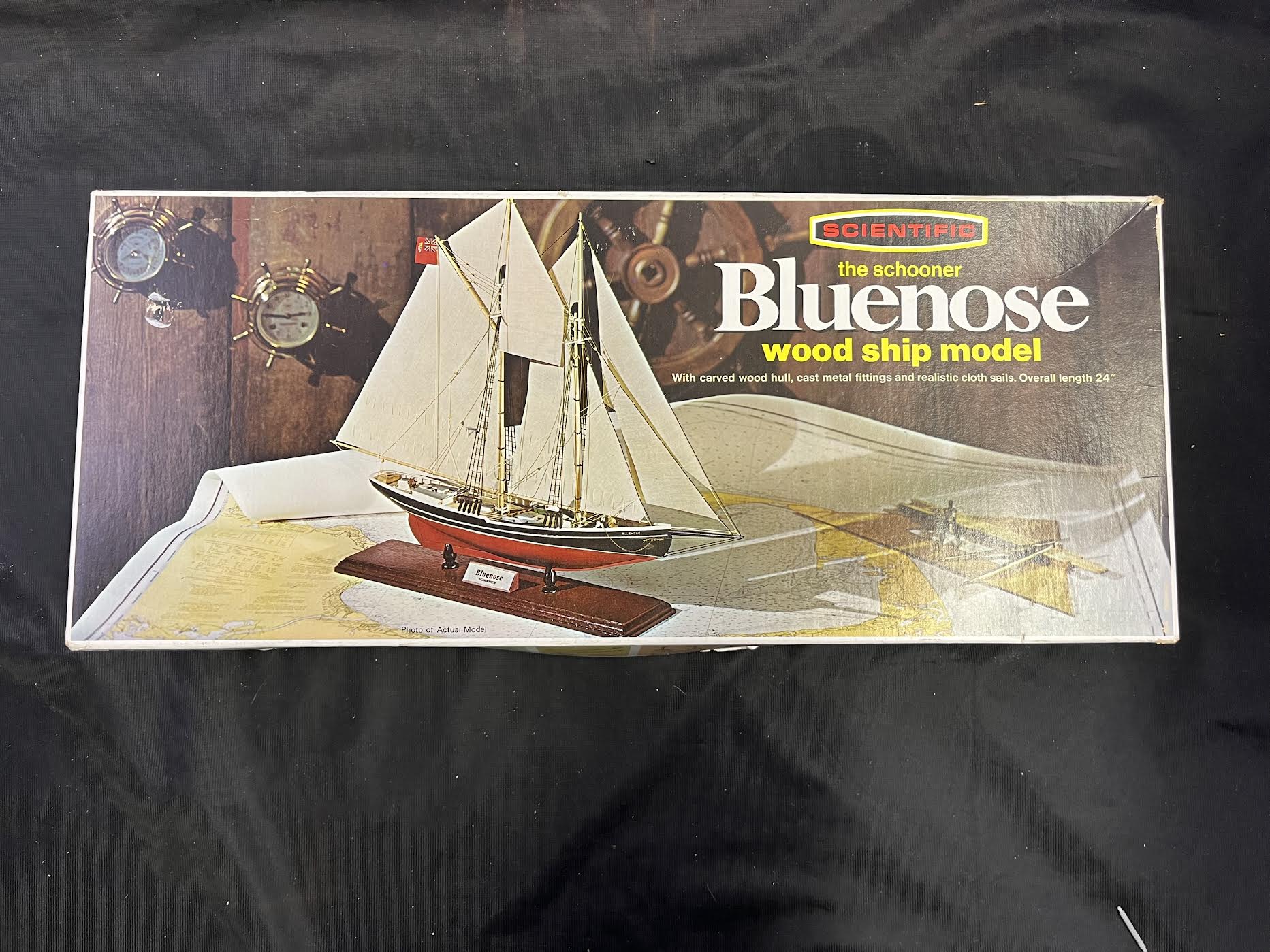 Scientific The Schooner Bluenose Wood Ship Model #10209 | Auctionninja.com