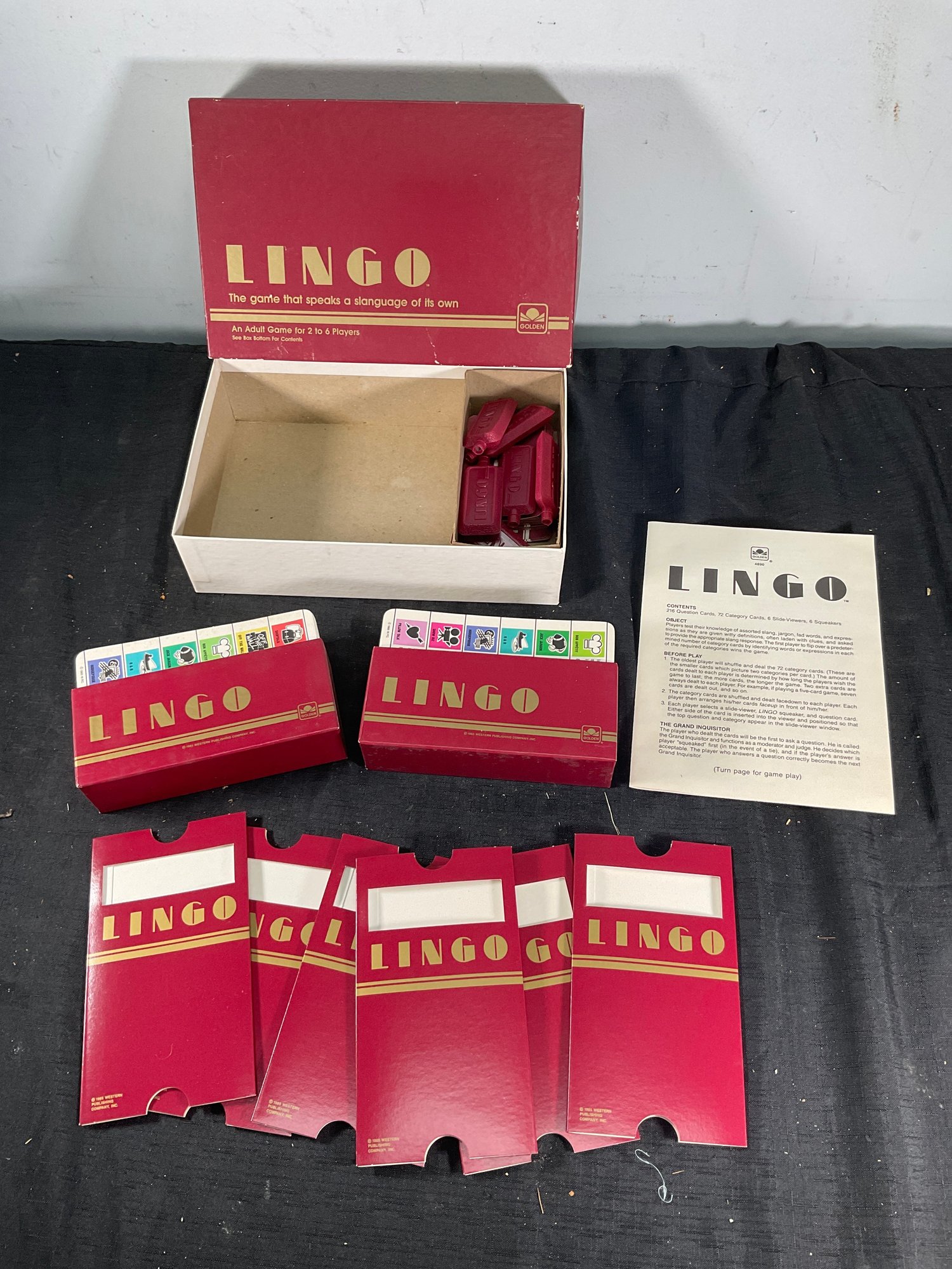 Vintage Lingo Game - By Golden, 1985 - Ref#Sc8 #17671 | Auctionninja.com