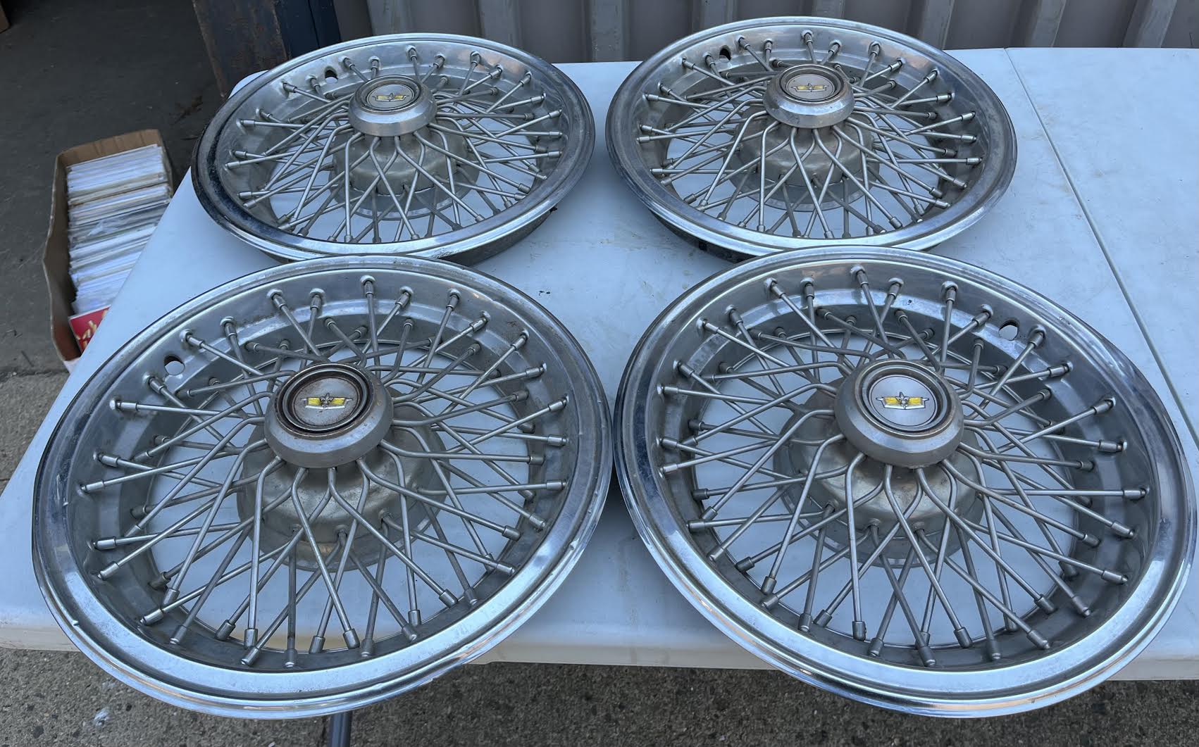 Set Of Four Vintage Mid 80's Hubcaps - Chevy Caprice #13105 ...