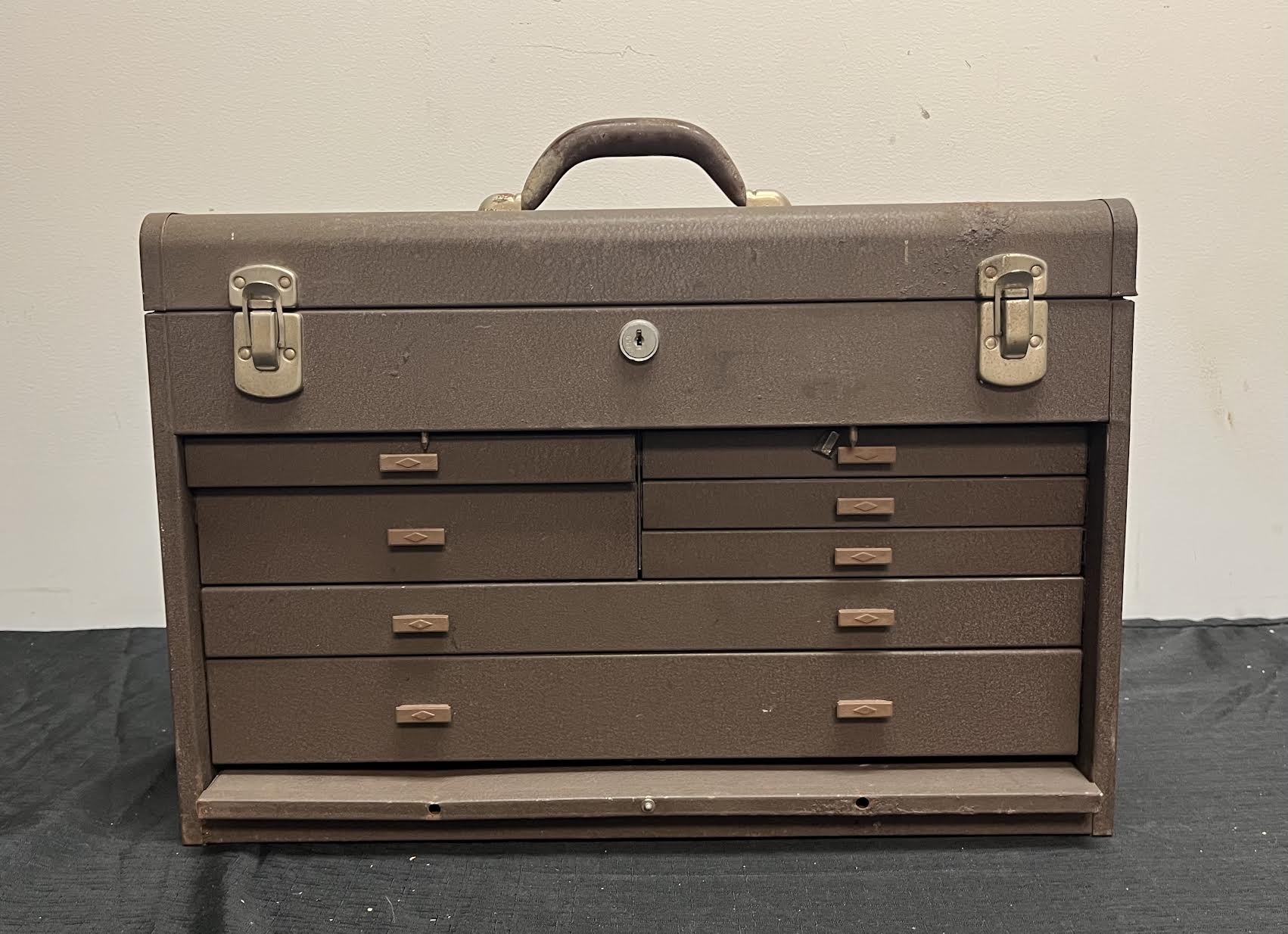 Vintage Kennedy Kits Tool Box With Pull-out Drawers, Including Drill ...