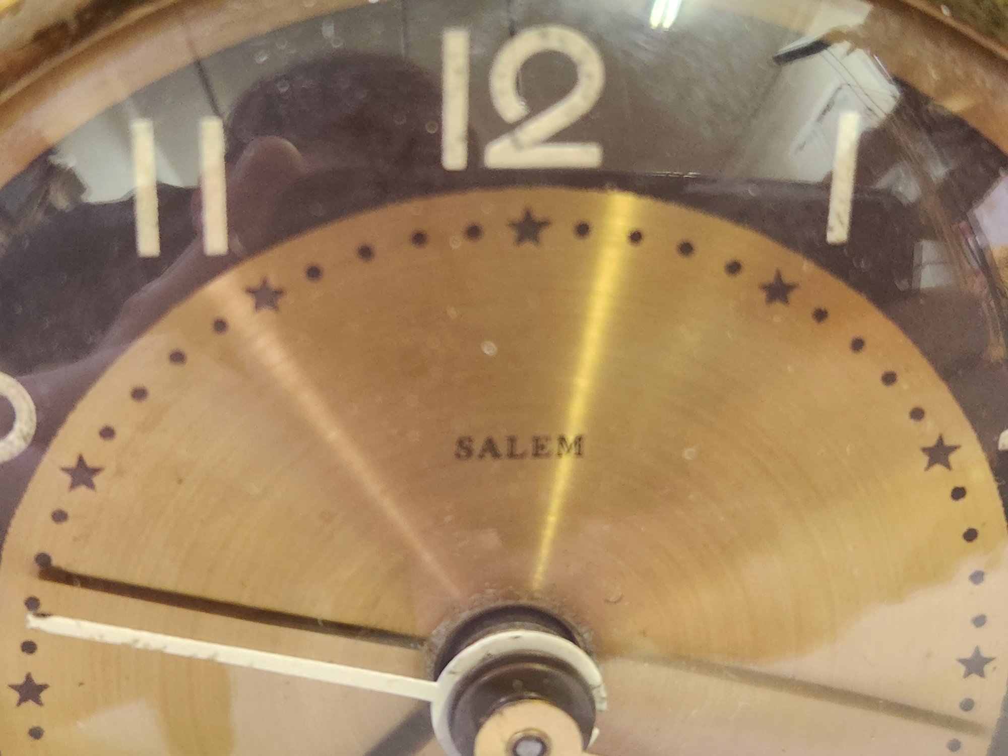 Vintage Desk Clock, Salem Clock Company, Hartord, Connecticut #5905 ...