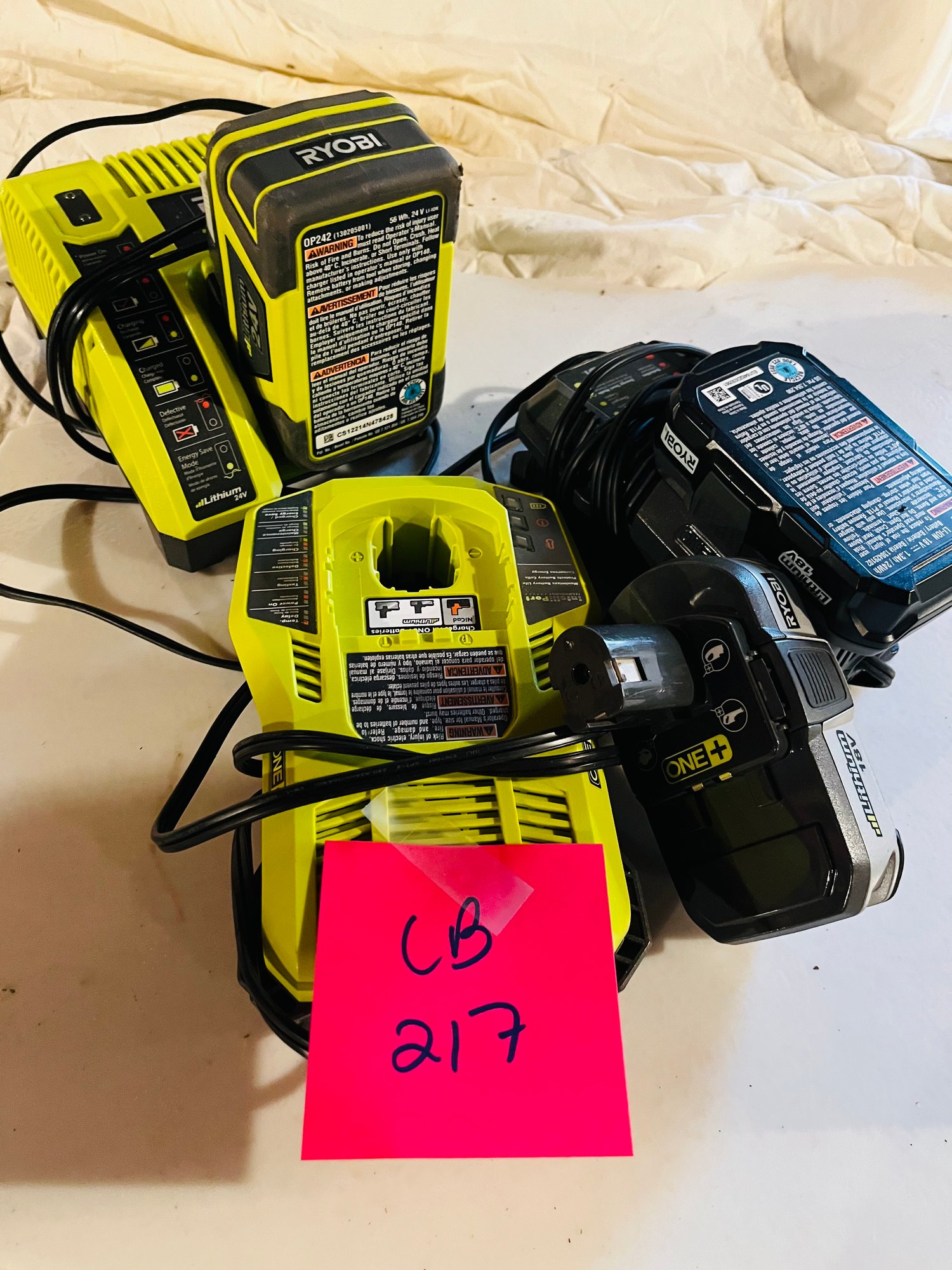 Ryobi Batter And Chargers #15966 | Auctionninja.com