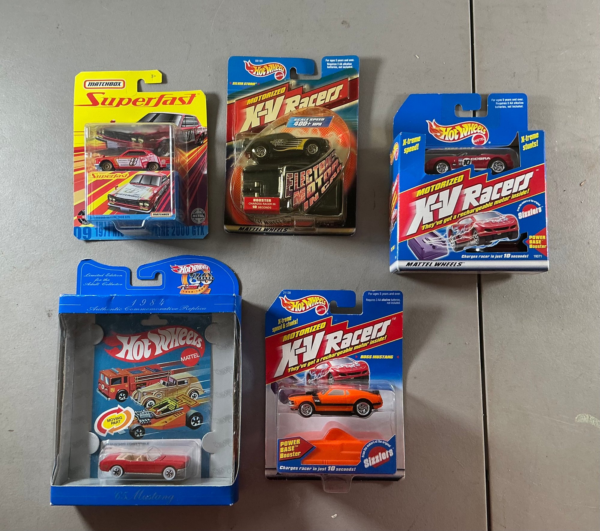 5 1997-1999 Matchbox And Hot Wheels In The Box, Superfast And Motorized ...