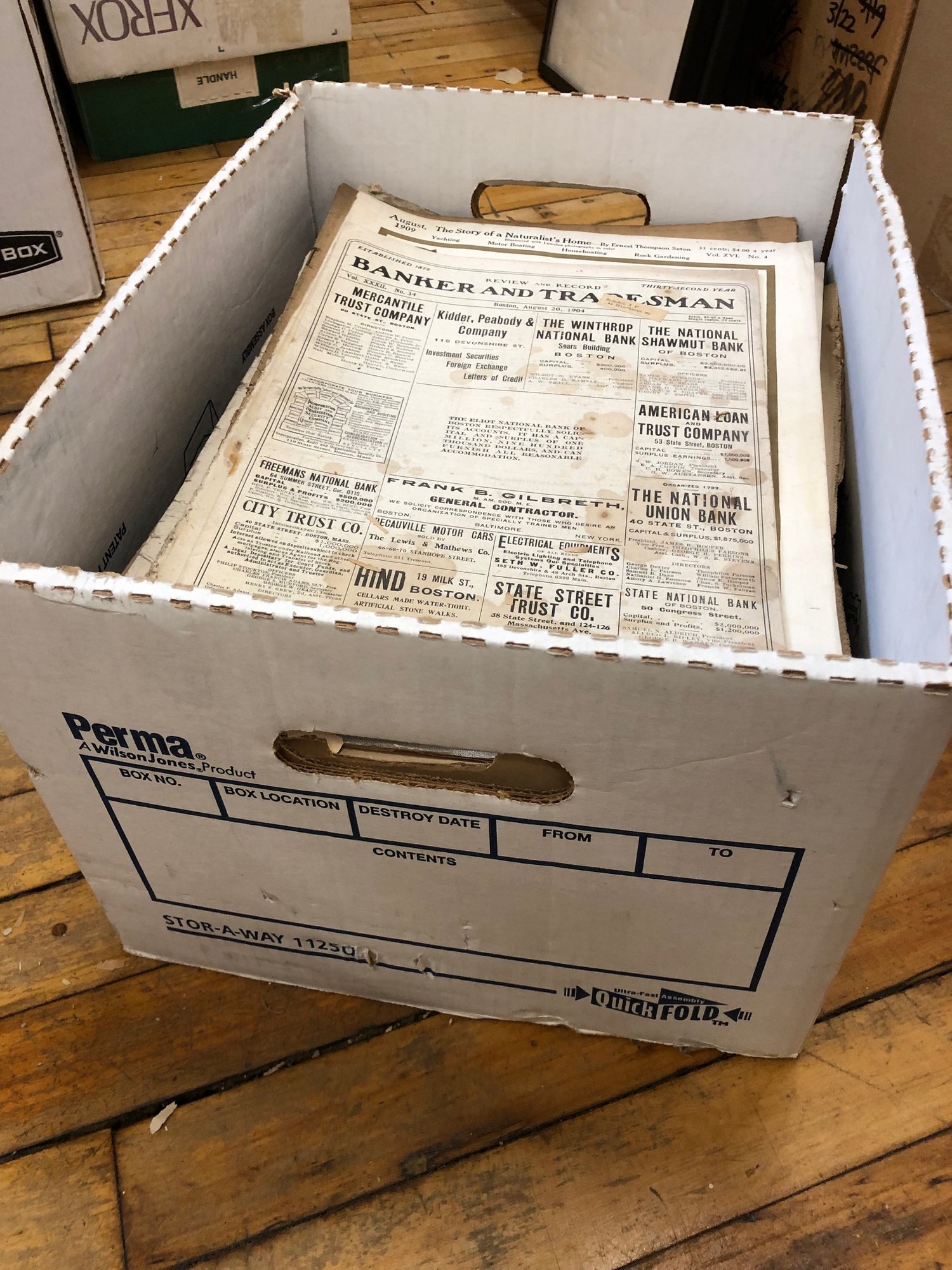 Bankers Box Lot Of Antique Periodicals From Late 1800's-Early 1900's ...