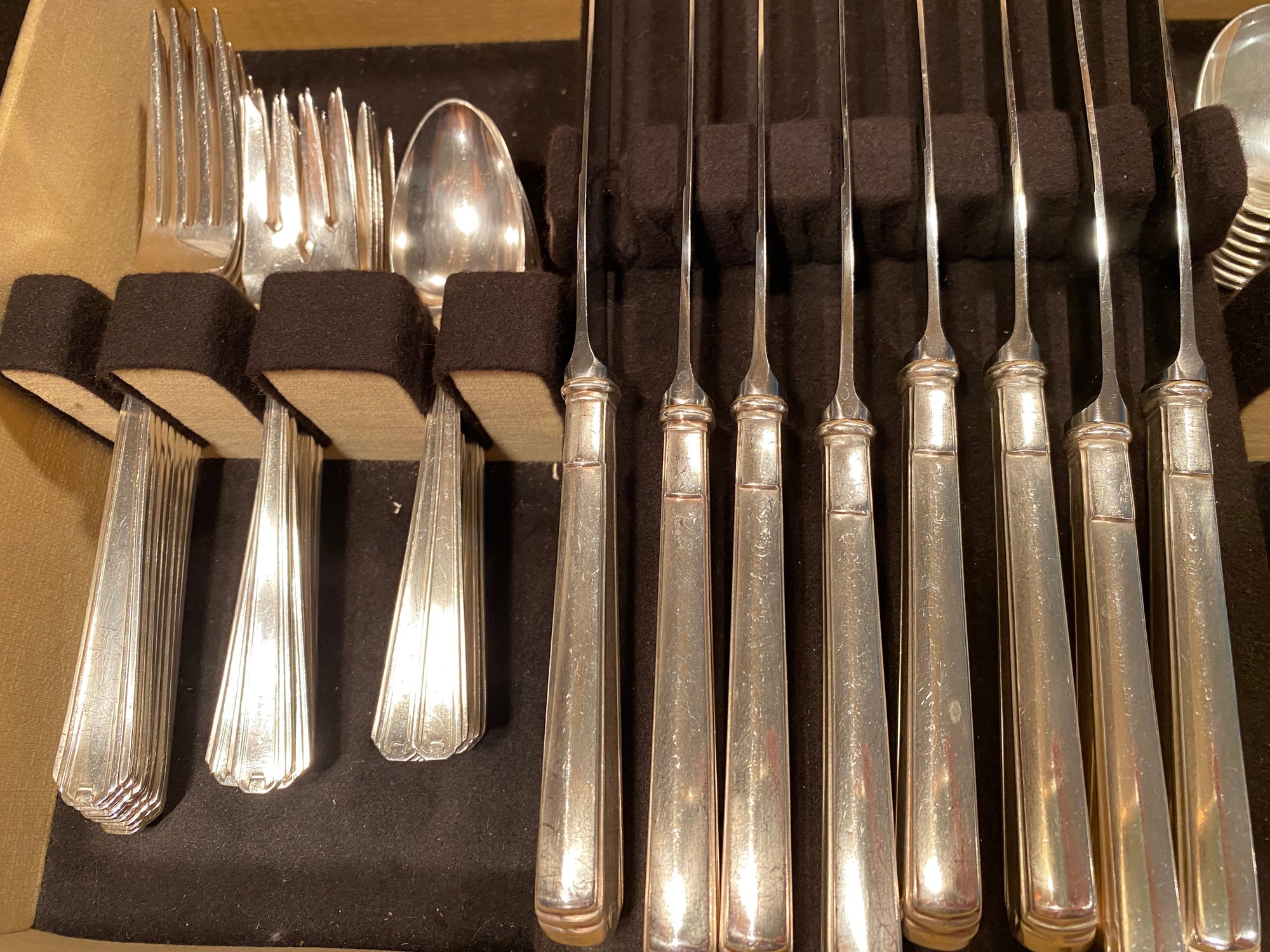Vintage ALVIN Silver Maid Silverware Chest And Flatware---see Photos ...