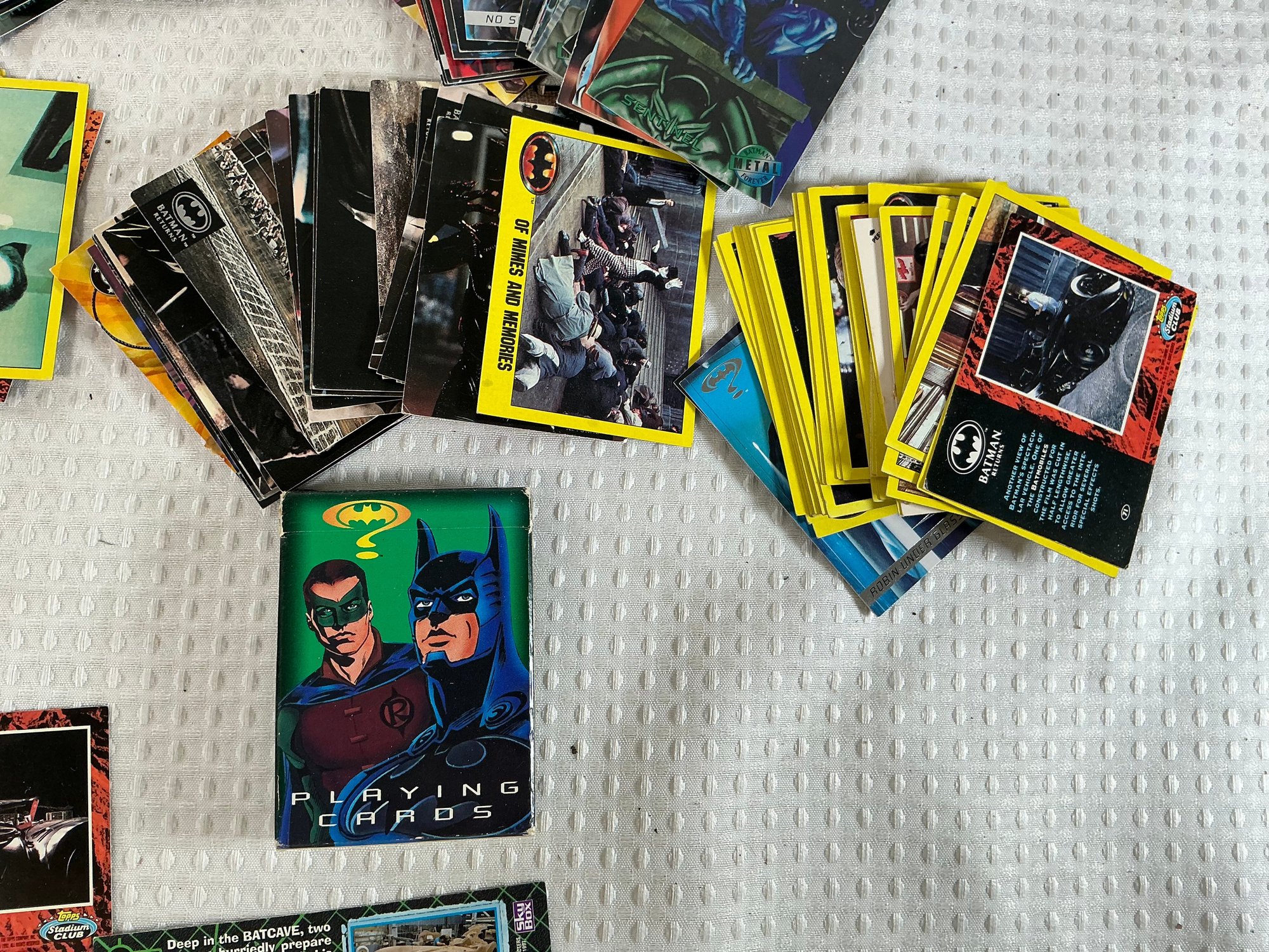 1989-1997 Collection Of Batman And DC Trading Cards #22330 ...
