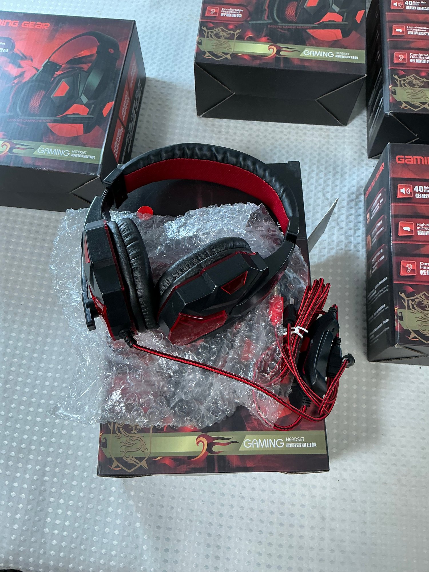 11 Gaming Gear Gaming Headsets, In Boxes (Opened) #22609 | Auctionninja.com