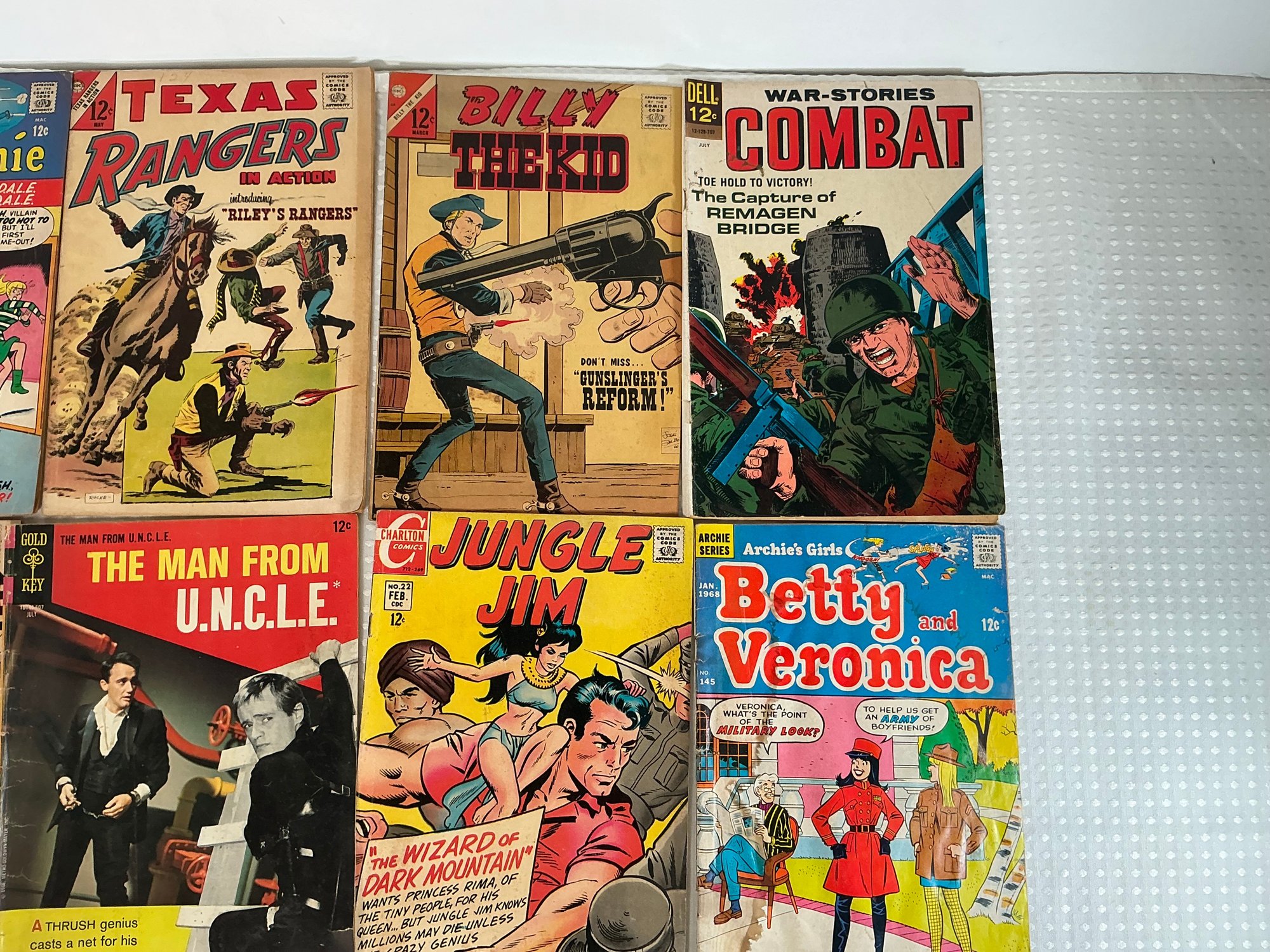 1966-68 23 Vintage Comicbooks, Archie, Texas Rangers, Walt Disney ...