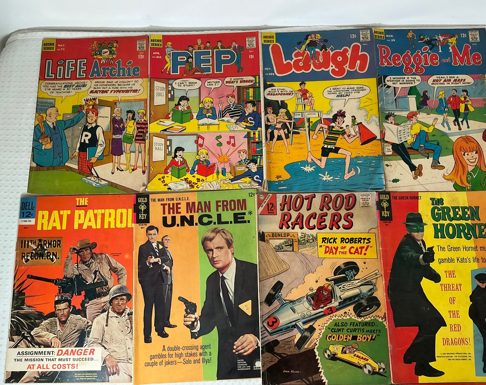 1966-68 23 Vintage Comicbooks, Archie, Texas Rangers, Walt Disney ...