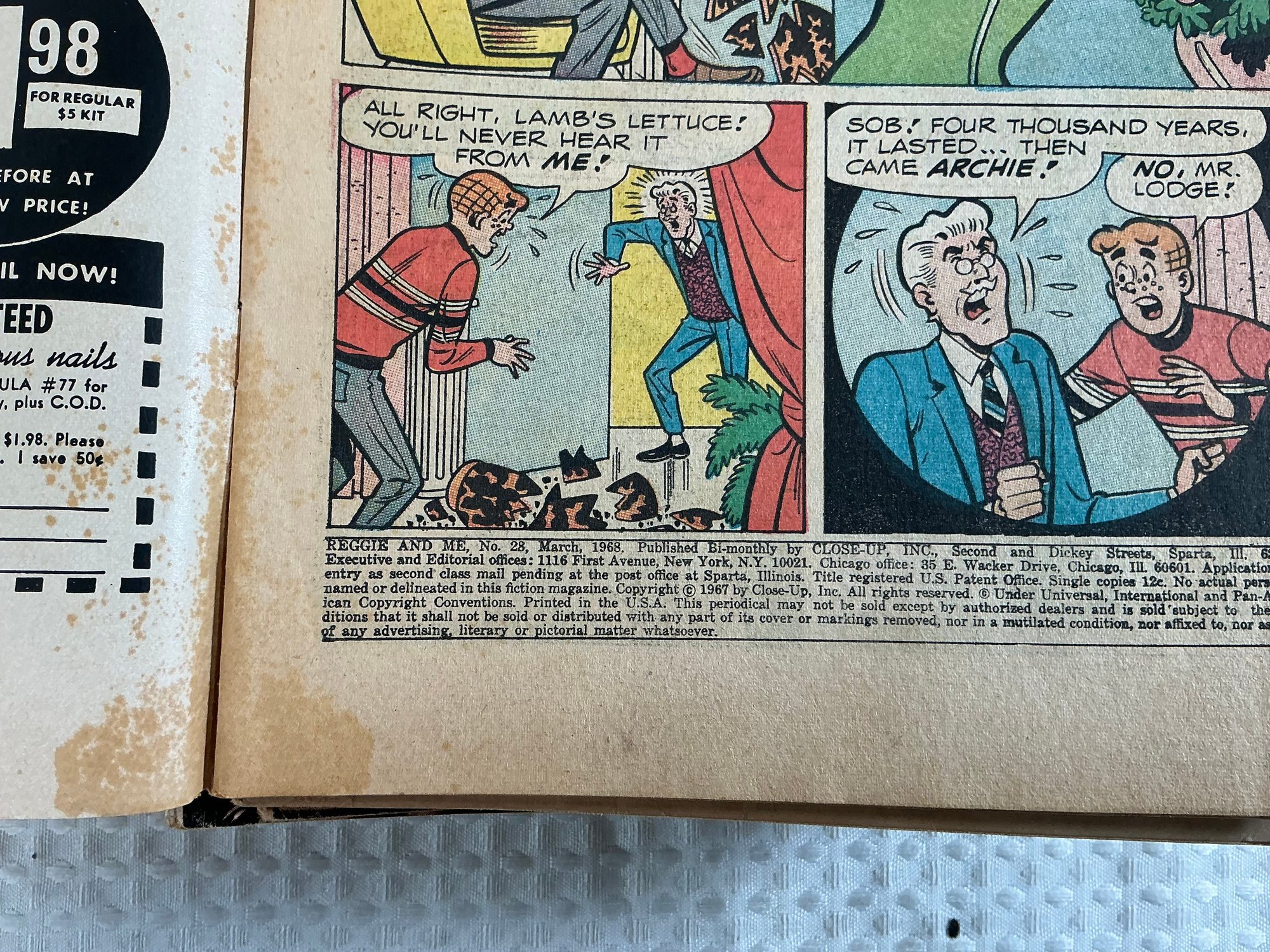 1966-68 23 Vintage Comicbooks, Archie, Texas Rangers, Walt Disney ...