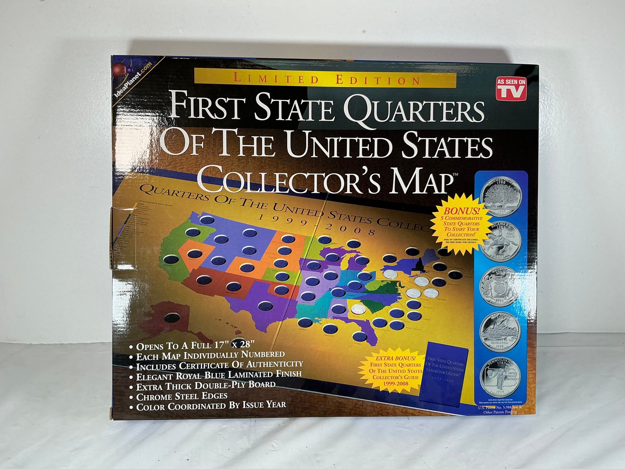 1999-2008 Limited Edition First State Quarters Of The US Collector's ...