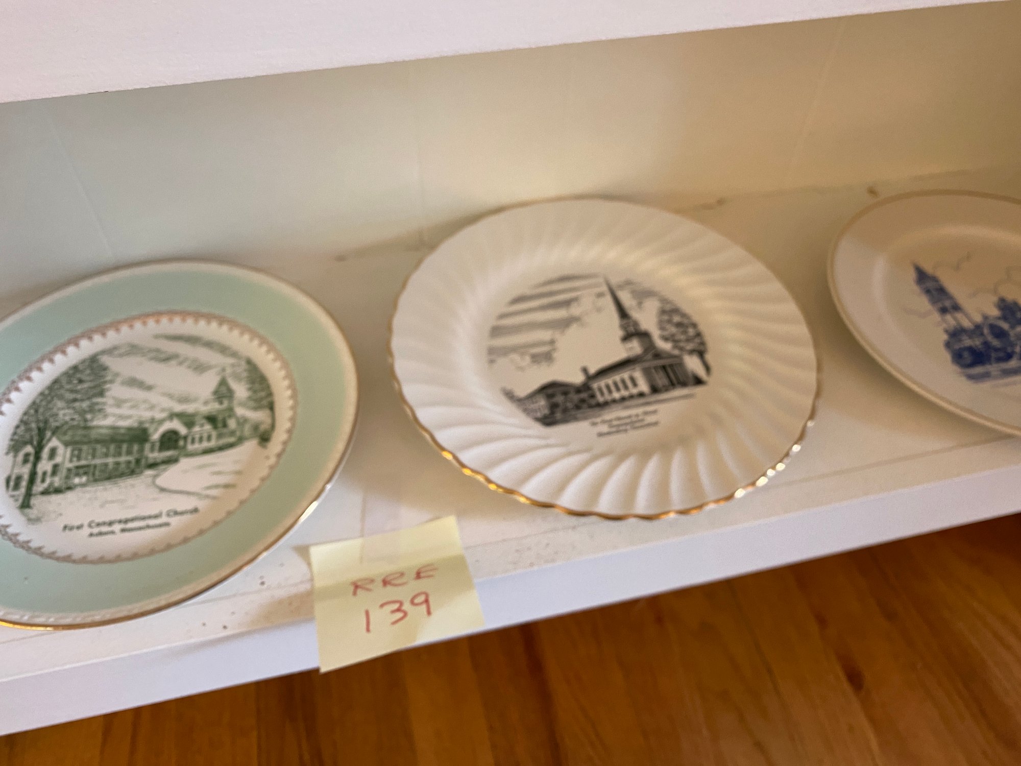 Vintage Fine China Decorative Famous Church Plates--see Photos #20732 ...