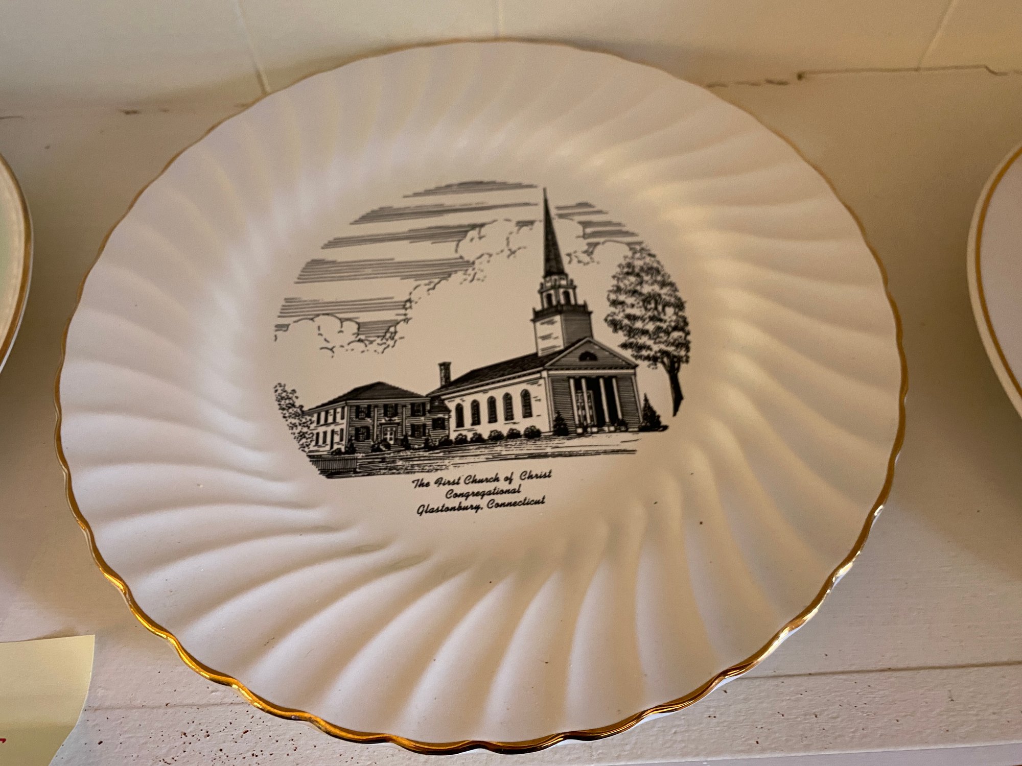 Vintage Fine China Decorative Famous Church Plates--see Photos #20732 ...