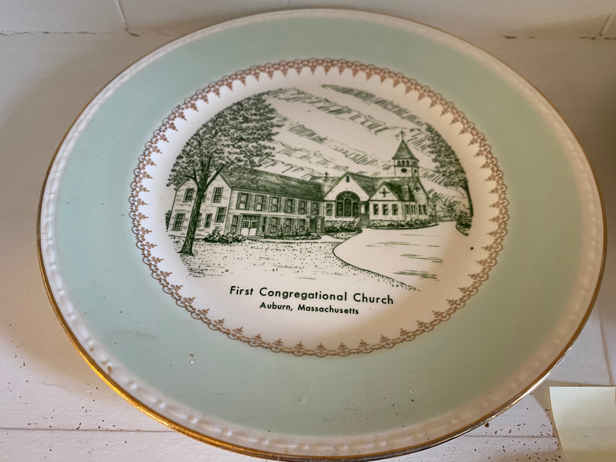 Vintage Fine China Decorative Famous Church Plates--see Photos #20732 ...