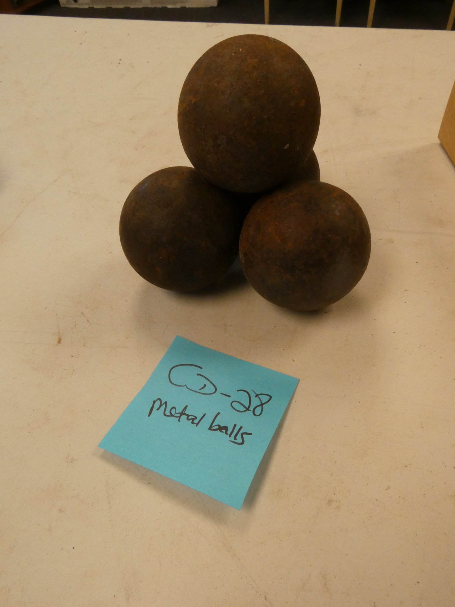 (Lot Of 4) 3" Steel Balls - Cannon Balls? Patonk For The Hearty ...