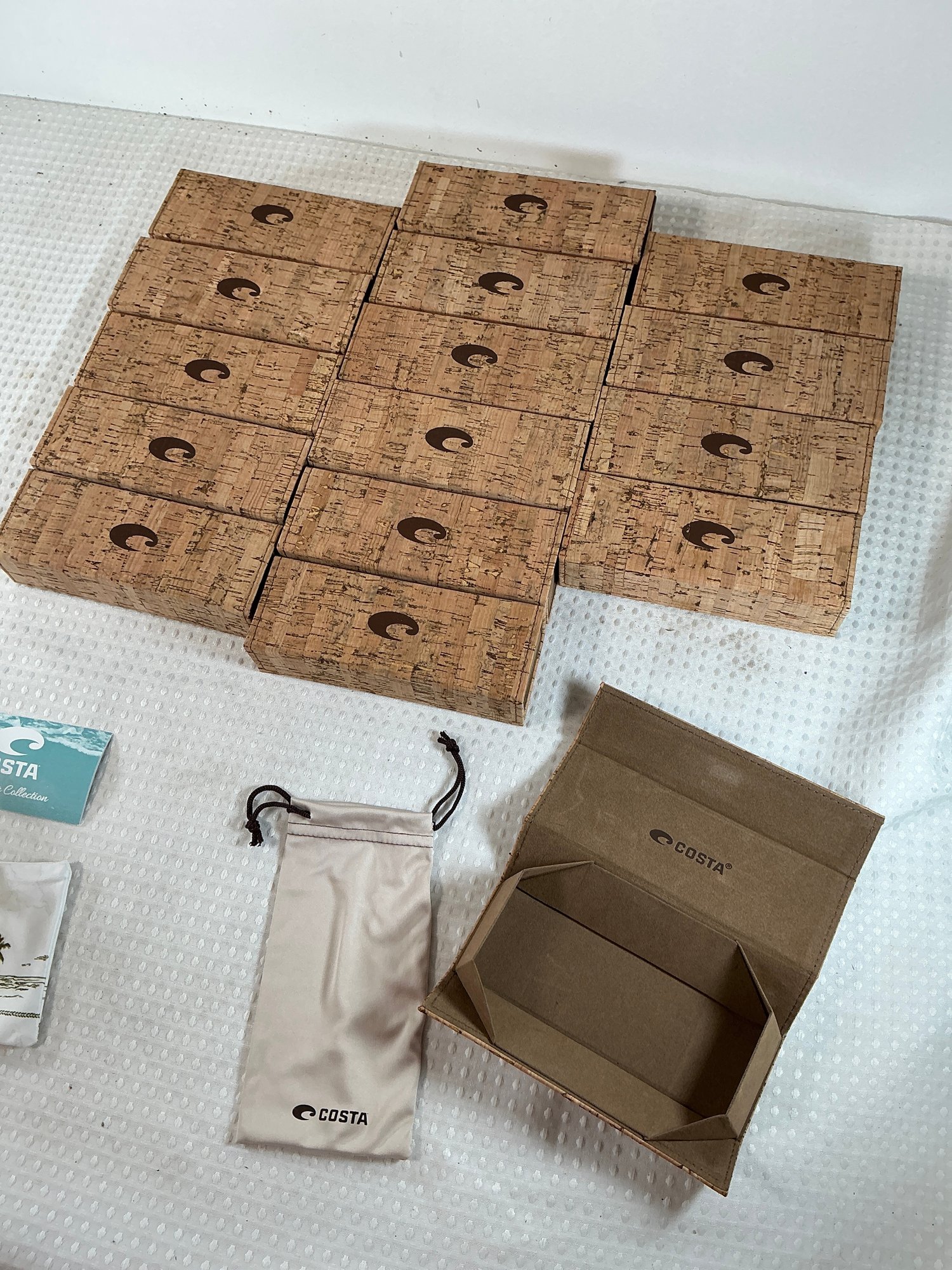 15 Costa Cork-covered Sunglasses Cases,1 Costa Del Mar Collection ...